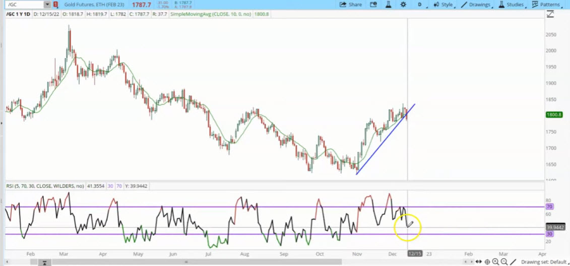 Gold Update: First Correction Underway? | GoldSeek